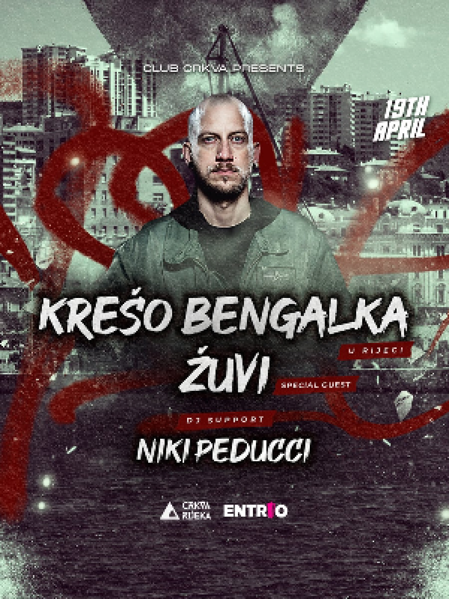 Ulaznice za KREŠO BENGALKA u RIJECI!, Klub Crkva, Rijeka | Petak, 19.04 ...